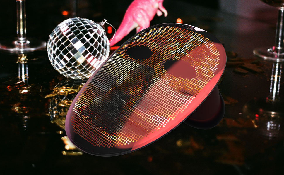 Led Mask, Light Up Mask with Gesture Sensing, LED Lighted Face ...